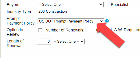 Managing Prompt Payment Policy