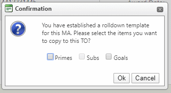 Master Agreement Rolldown